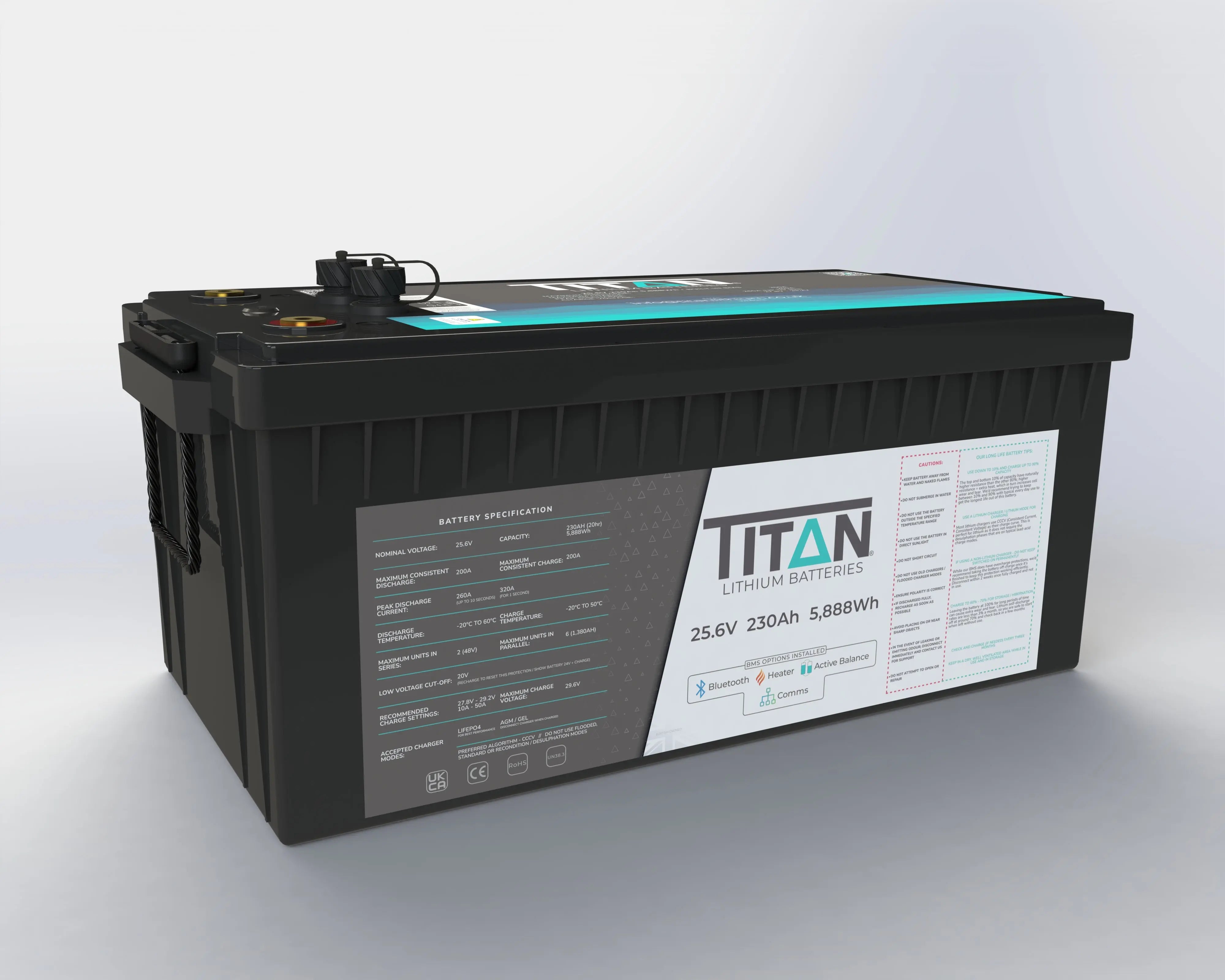 TITAN Lithium 24V 230Ah Battery