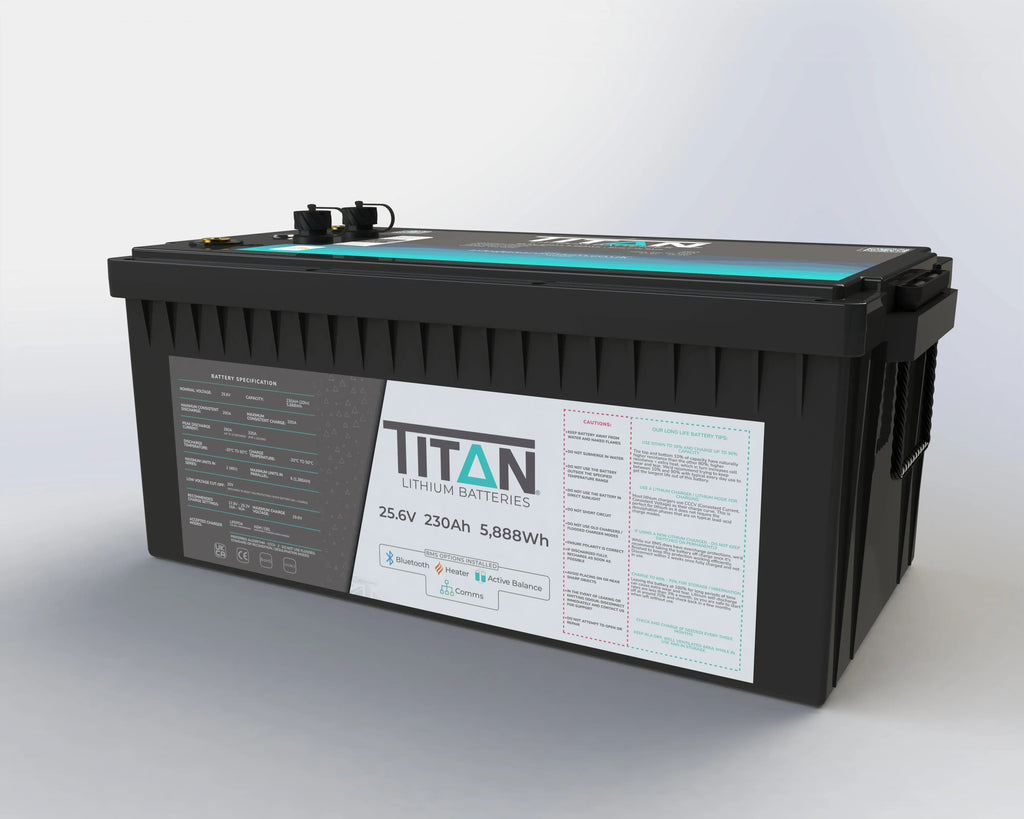 TITAN 24V 230Ah Lithium Battery - Off-Grid & EV Systems – TITAN Lithium